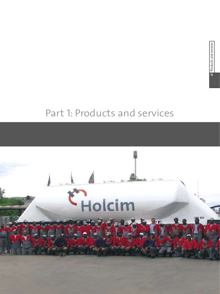 Holcim Cement Product Overview | PDF | Cement | Concrete