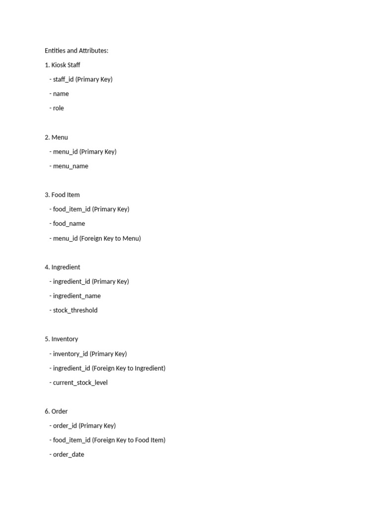 Business Process Inventory Pdf Menu Inventory