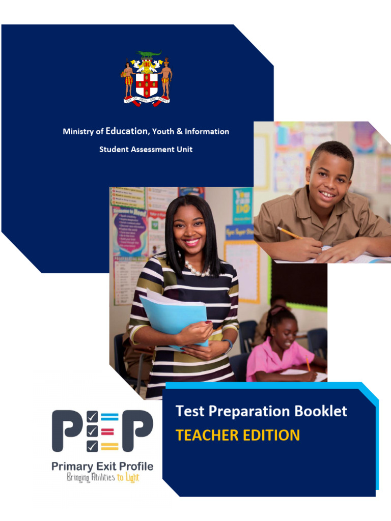 PEP Test Preparation Booklet Teacher Edition | PDF | Educational ...