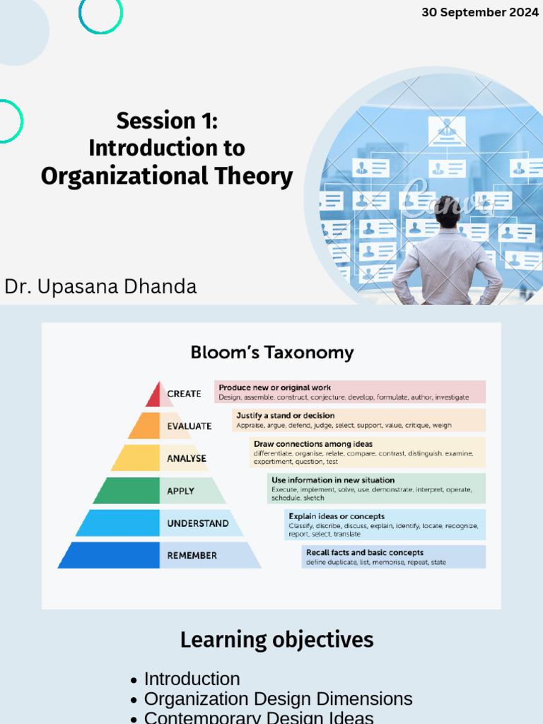 OB-2 Session 1 | PDF | Hierarchy | Goal