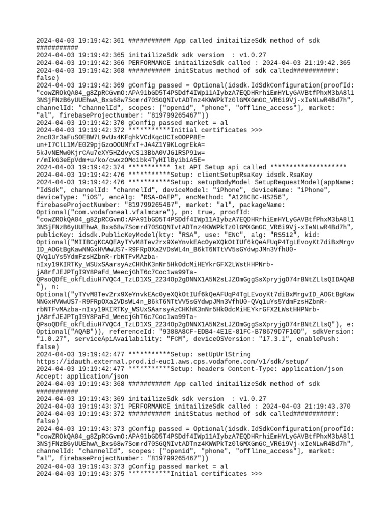 IdSdkLogs | PDF | Espionage Techniques | Computer Data