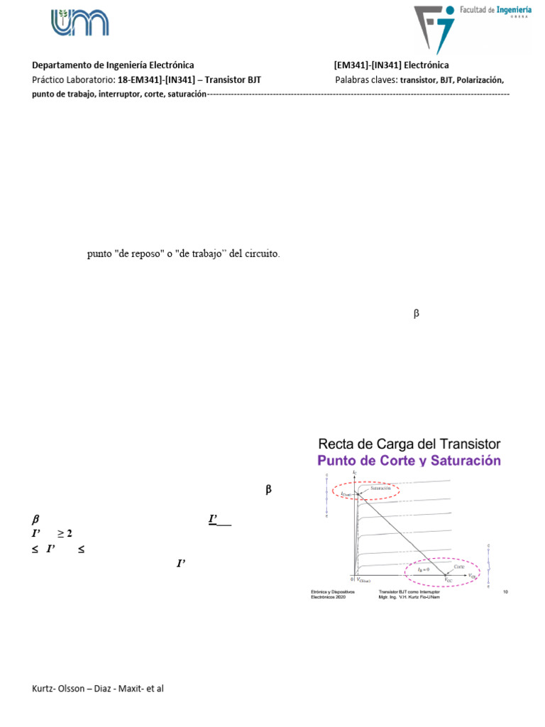 13c Transistor BJT - BJT como interruptor (1) | PDF | Transistor de ...