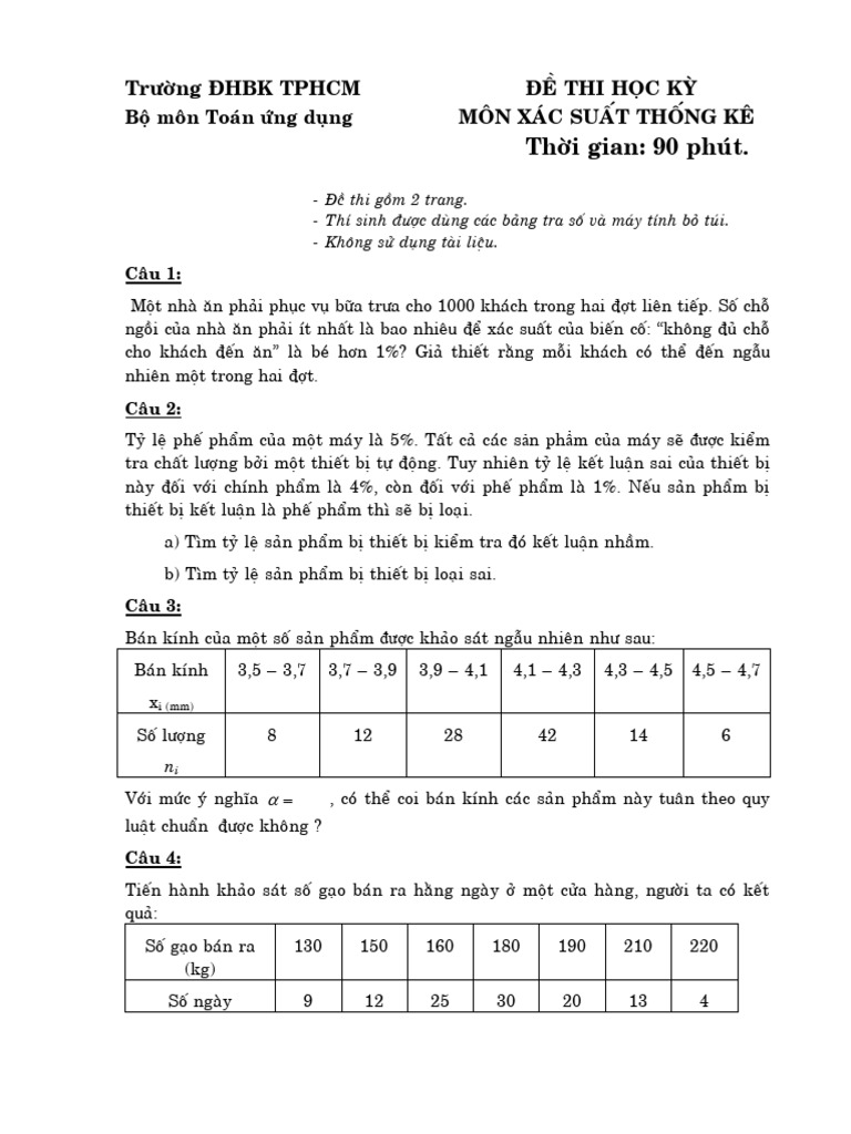 ĐỀ THI 2014 2015 HKI | PDF