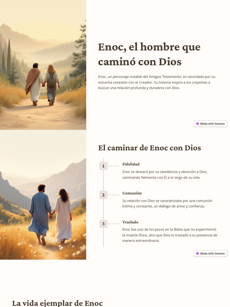 Enoc El Hombre Que Caminó Con Dios Pdf Vida Eterna Cristianismo