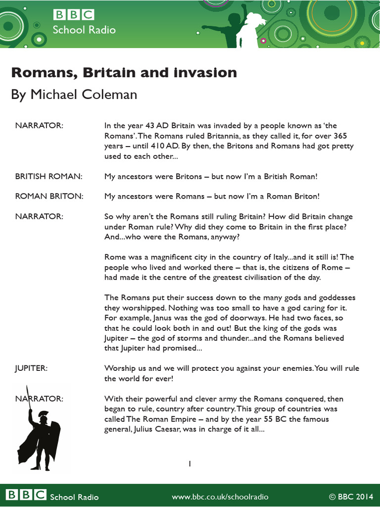 Romans, Britain and invasion | PDF | Ancient Rome | Roman Republic