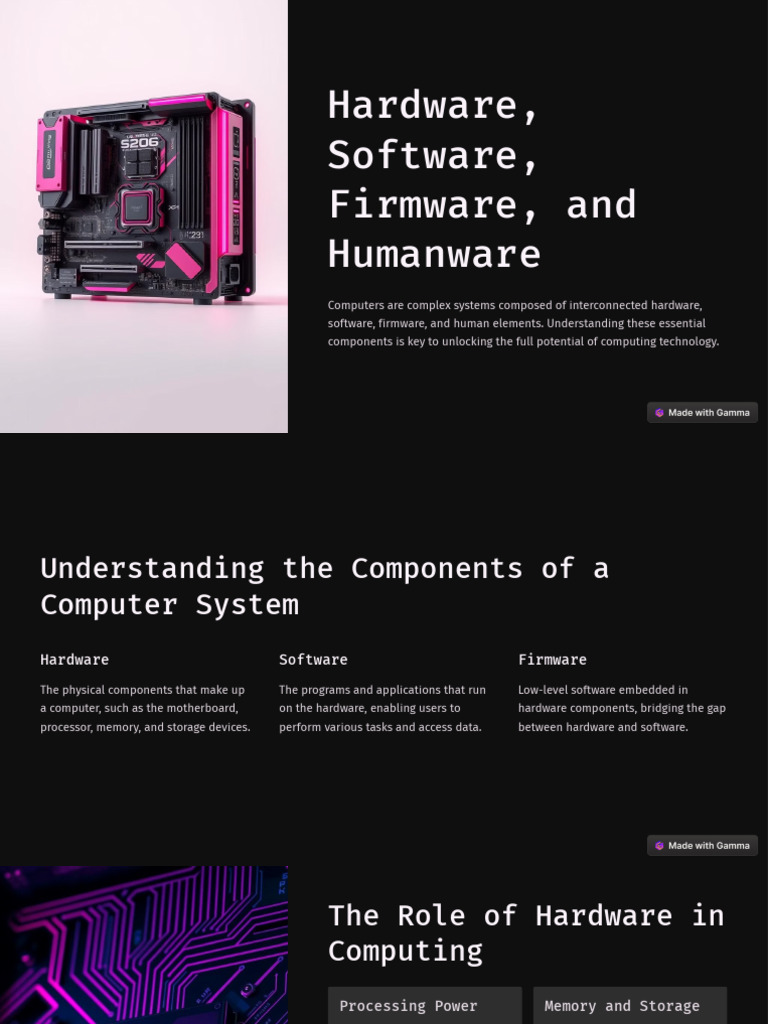 Hardware-Software-Firmware-and-Humanware (3) - 093604 | PDF | Computer ...