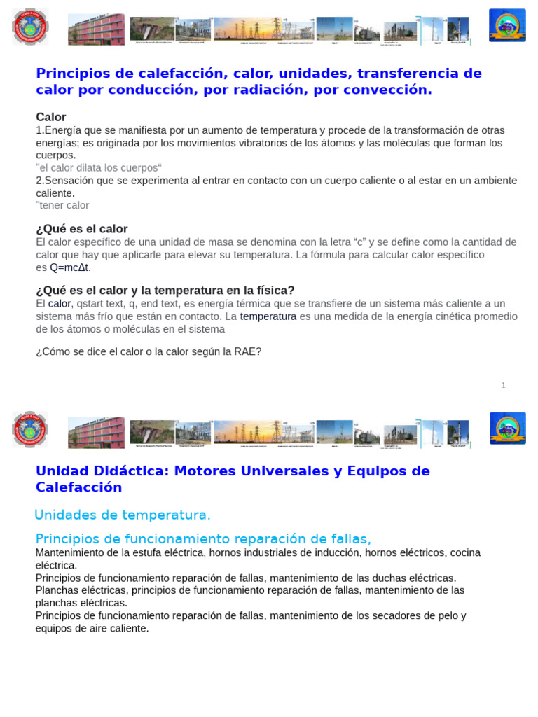 Motores Universales | PDF | Calor | Temperatura