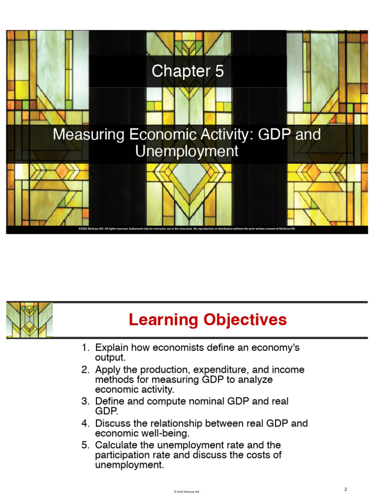 Macro Frank8e Chapter5 PPT Final | PDF | Unemployment | Gross Domestic Product