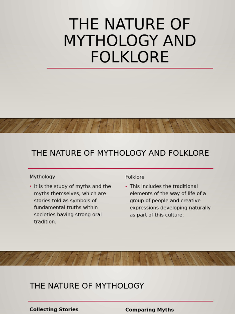 ELT212 - Nature of Mythology and Folklore | PDF | Folklore | Narrative