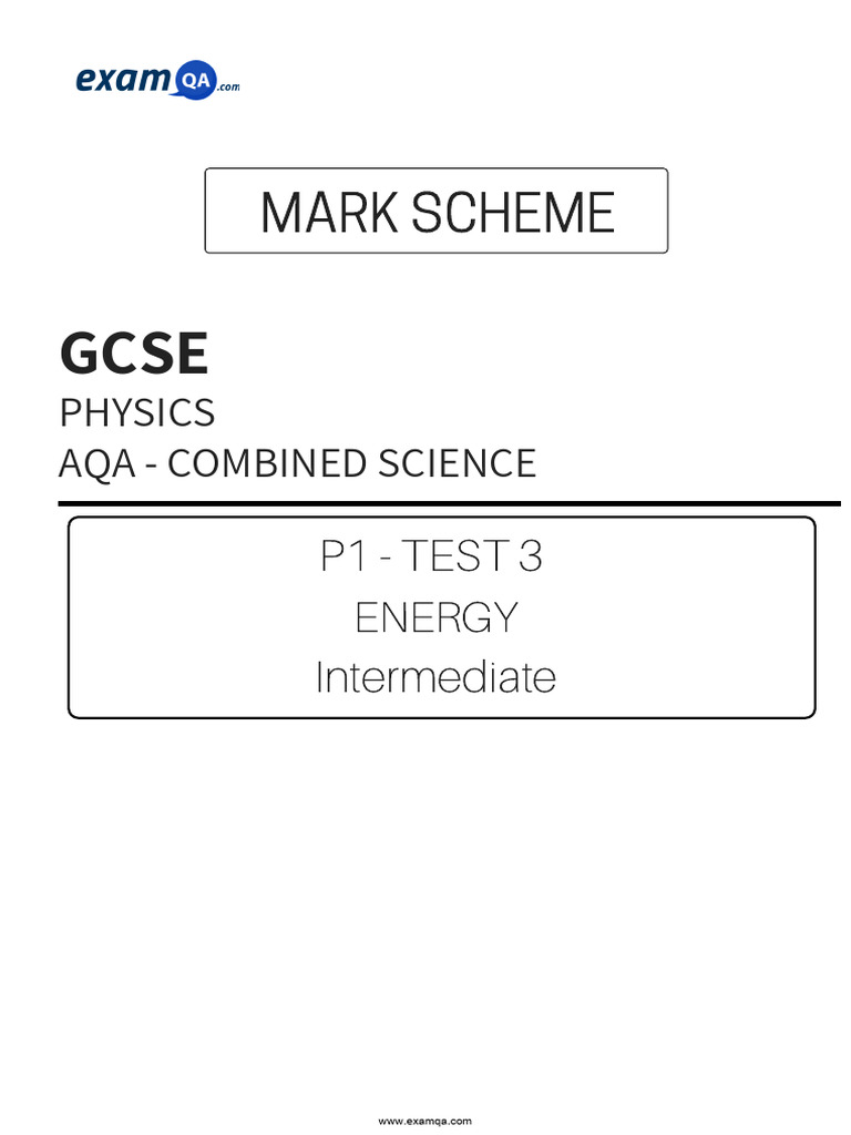 AQA-GCSE-Combined-P1-Test-3-Intermediate-MS | PDF | Climate Change ...