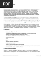 Hemochron Signature Elite ACT Procedure | PDF | Coagulation | Medicine