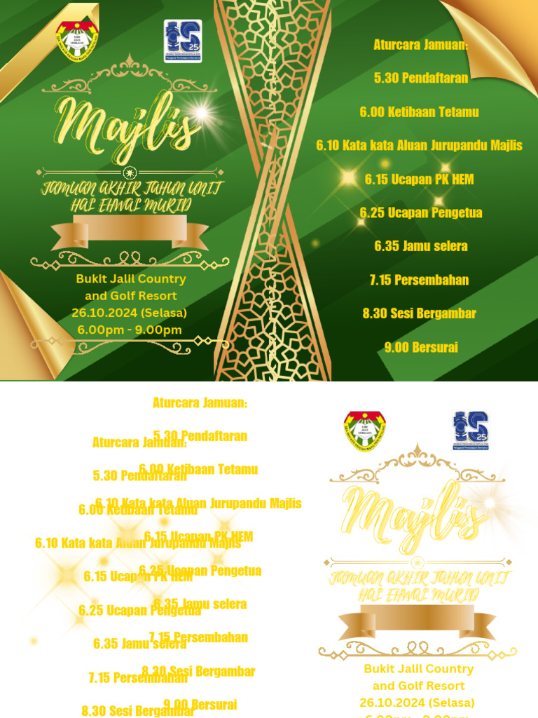 Buku Program Dinner | PDF