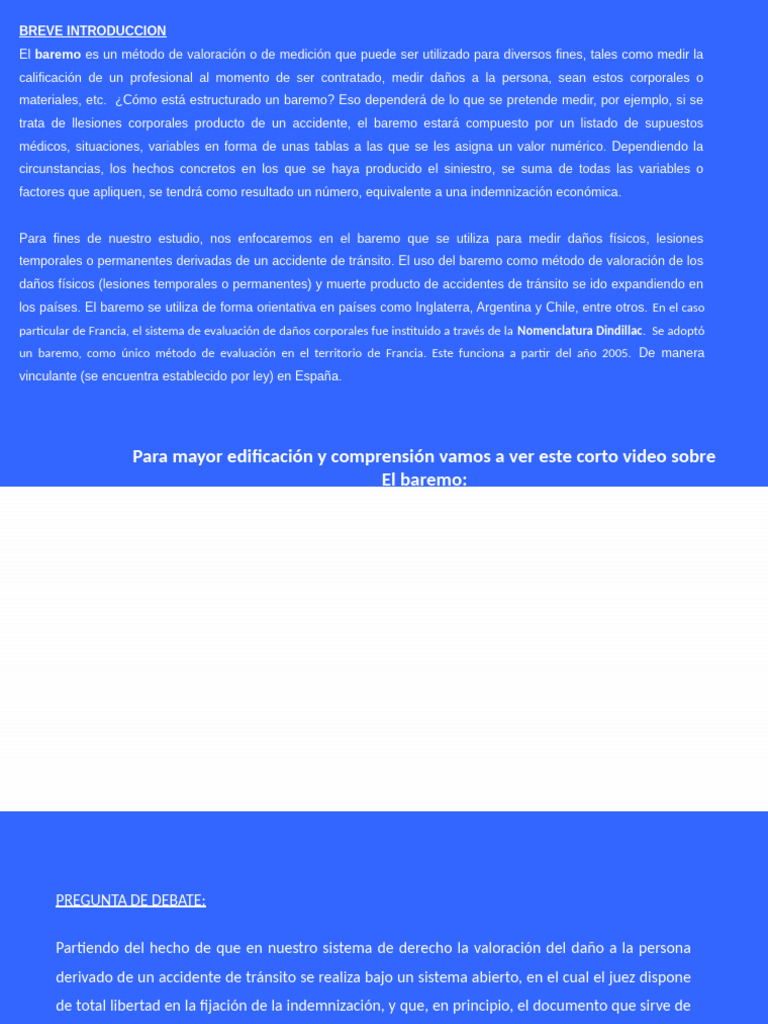 Uso del Baremo en Valoración de Daños | PDF | Daños y perjuicios | Juez