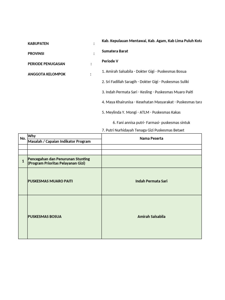Format RTL Individu V | PDF
