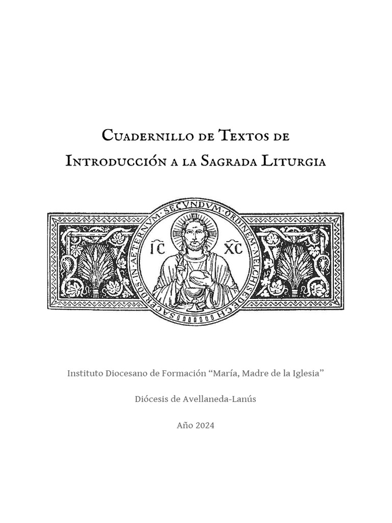 Cuadernillo de Textos de ISL | PDF | eucaristía | Cristo (título)