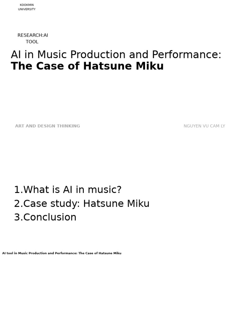 AI Tool - Nguyen Vu Cam Ly | PDF | Artificial Intelligence ...