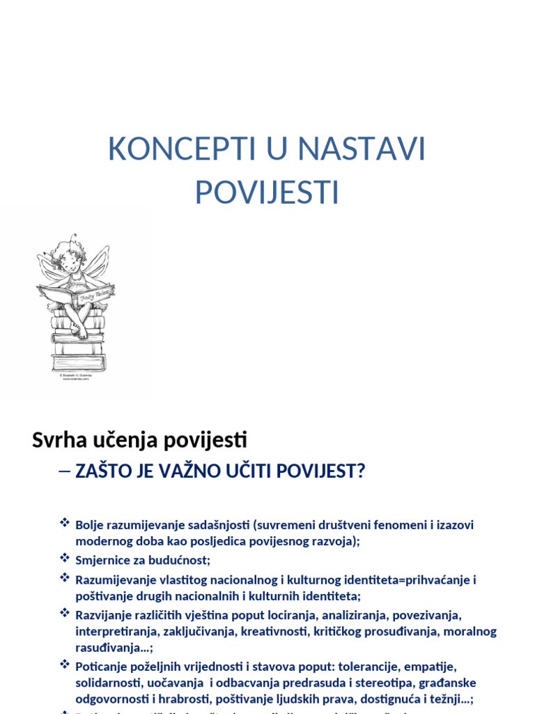 Koncepti U Nastavi Povijesti 2021 | PDF