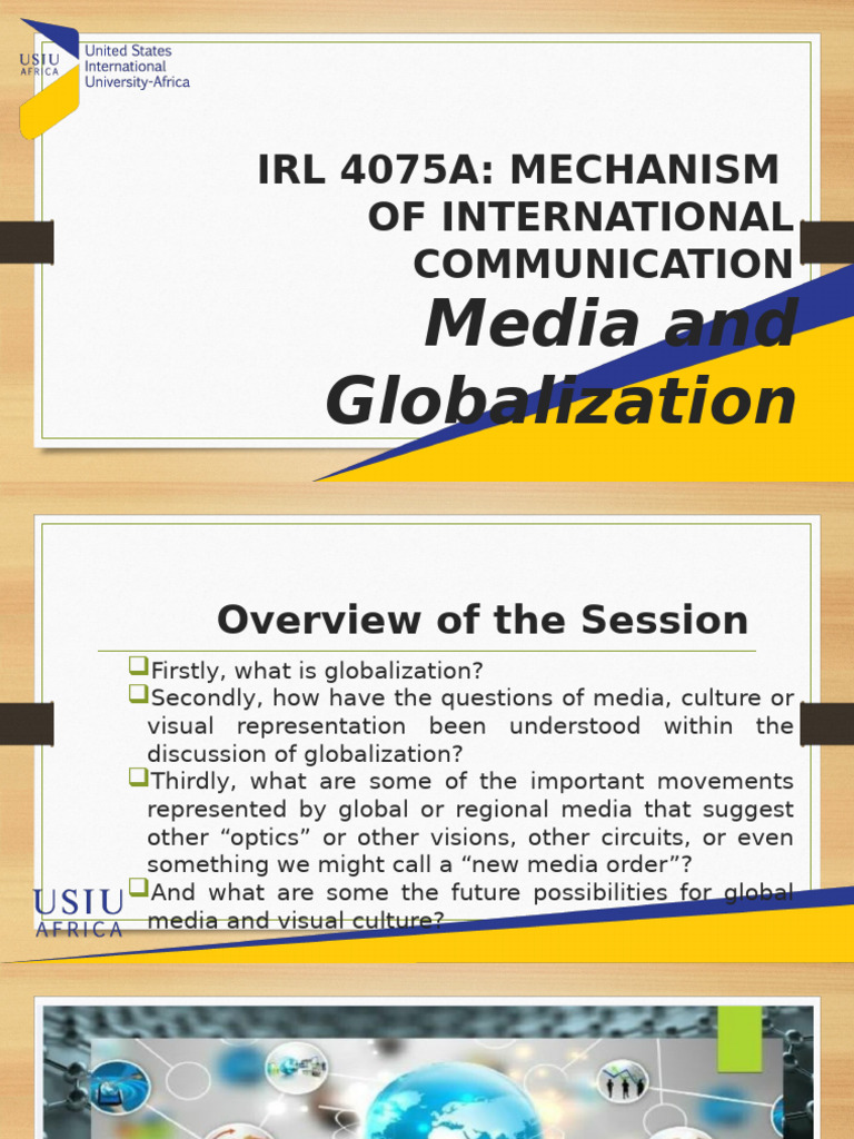 Globalization & Media Dynamics | PDF | Globalization | Economies