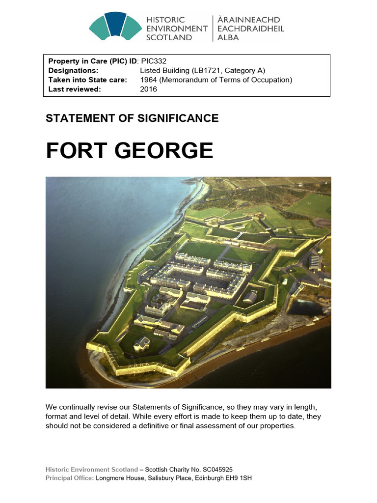 fort-george-sos | PDF | Fortification