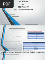 Water Hardness Conversion Table | PDF | Units Of Measurement | Chemistry