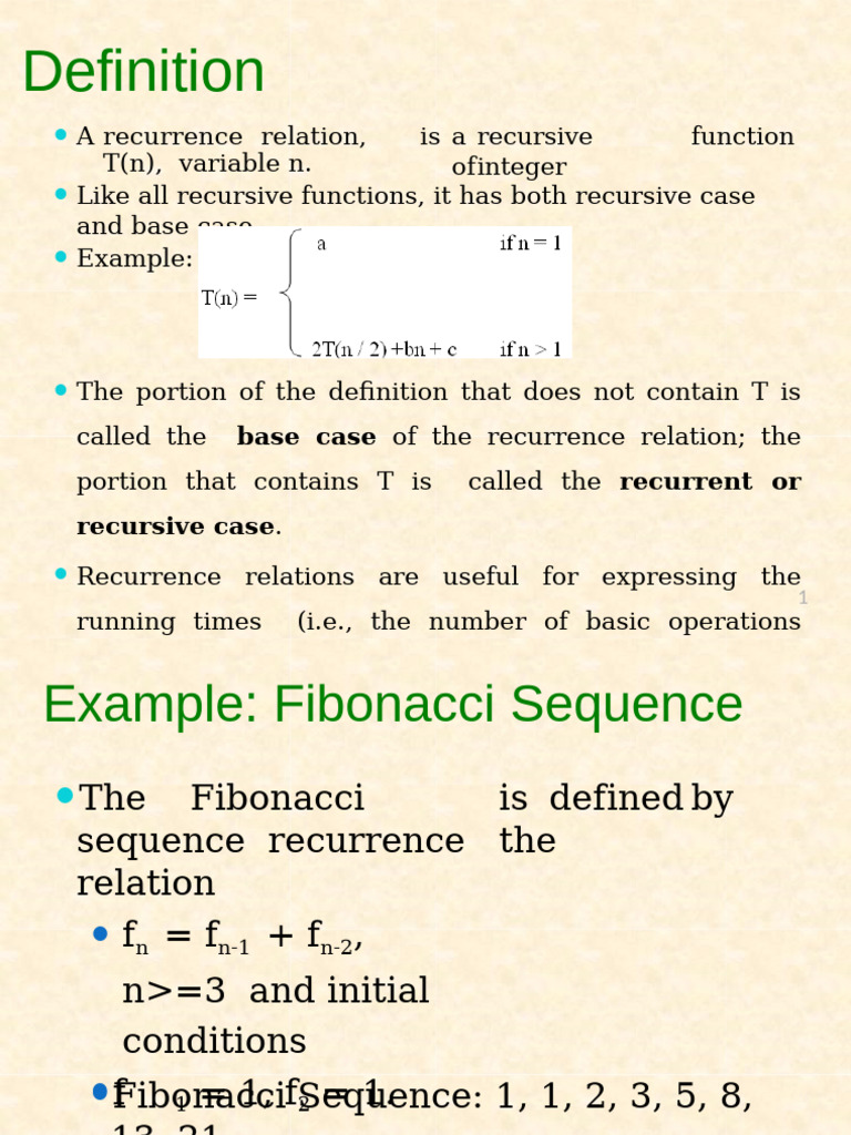 4-5. Mathematical Analysis of Recursive and NonRecursive Techniques ...