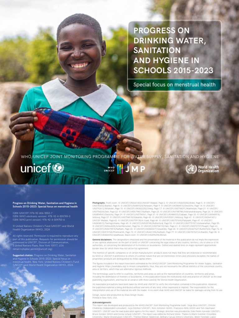 JMP 2024 Wash Schools | PDF | Wash | Sanitation