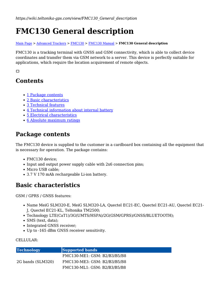 FMC130 General Description | PDF | Lte (Telecommunication) | General ...