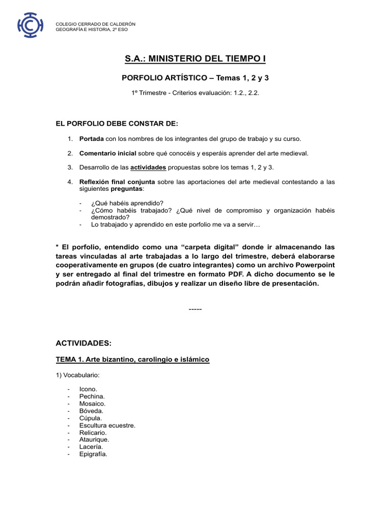 Arte Medieval: Portfolio 2º ESO | PDF | Arquitectura gótica | Arte medieval