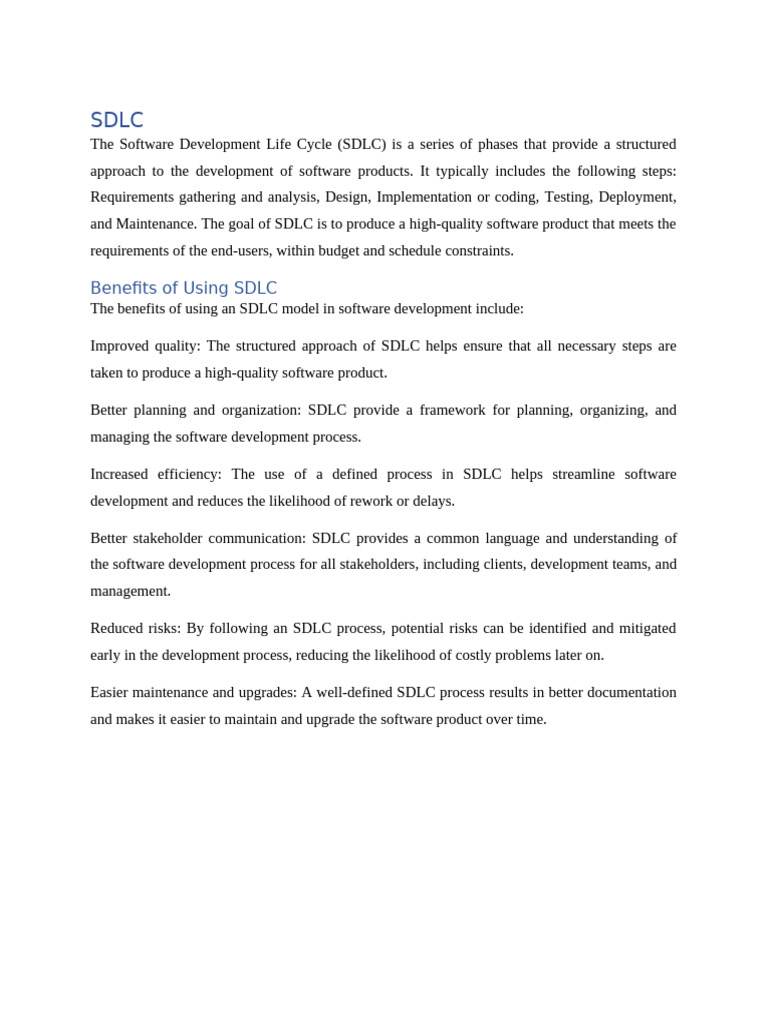 SDLC Assignment | PDF | Software Development Process | Agile Software Development