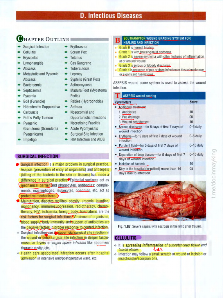SRB - S Manual of Surgery 6th Edition @docinmayking | PDF | Sepsis ...
