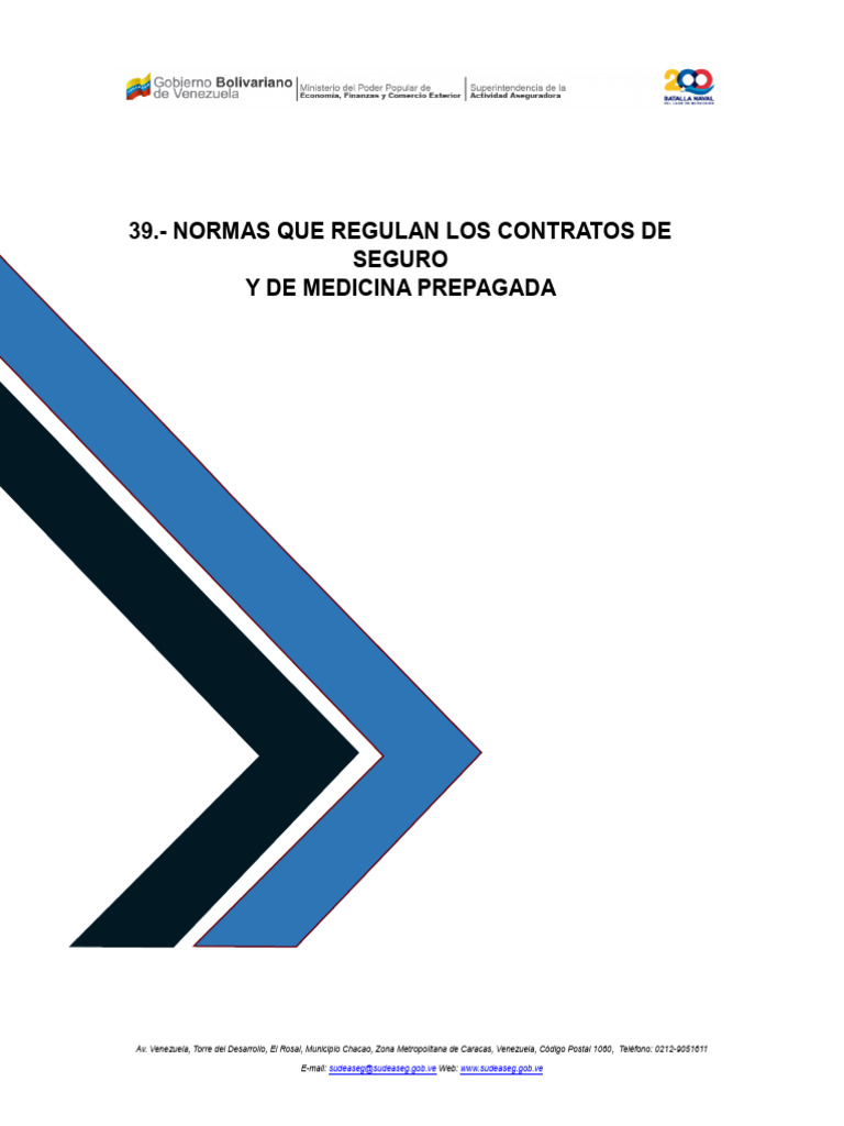 Normas Que Regulan Los Contratos de Seguro y de Medicina Prepagada | PDF | Póliza de seguros ...