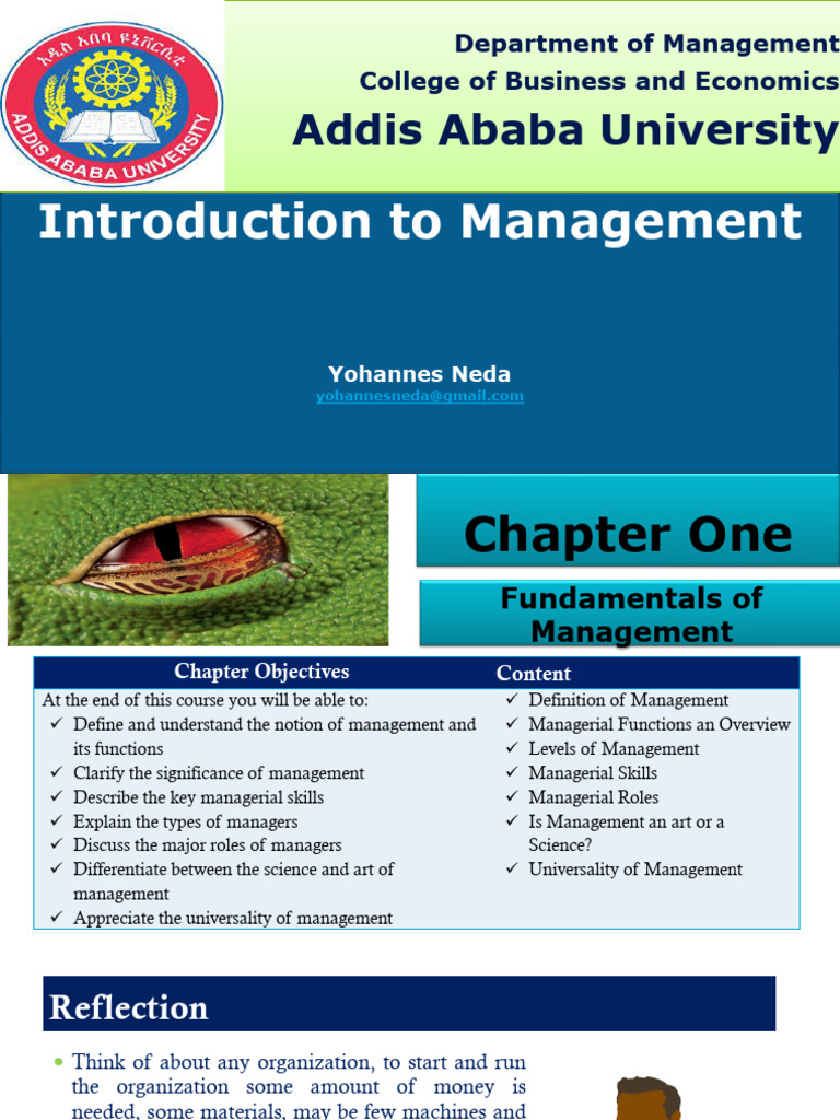 Introduction To Management - CH 1 | PDF | Goal | Business