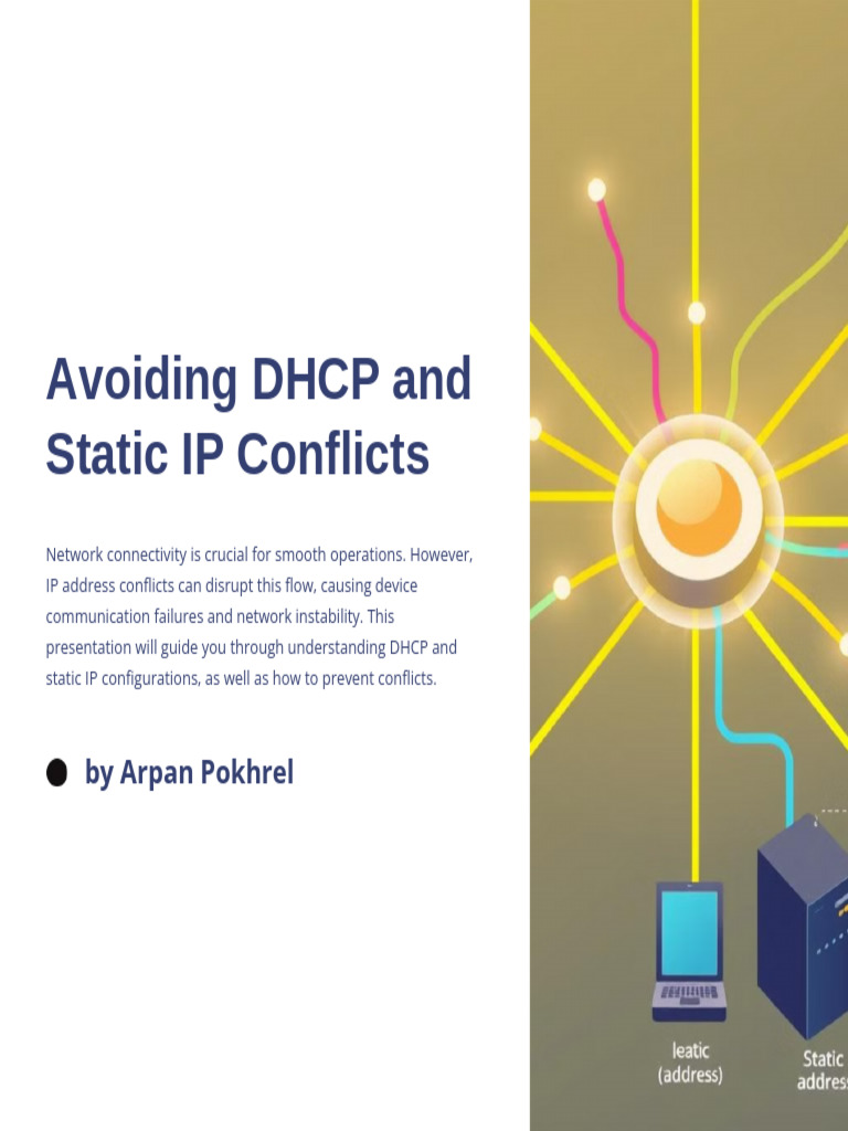 DHCP and Static IP Conflicts | PDF | Ip Address | Computer Network DHCP and Static IP Conflicts | PDF | Ip Address | Computer Network