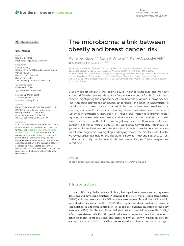 s1-21 Fmbi, 2024,3,1394719 Microbioma y Cancer de Mama | PDF ...