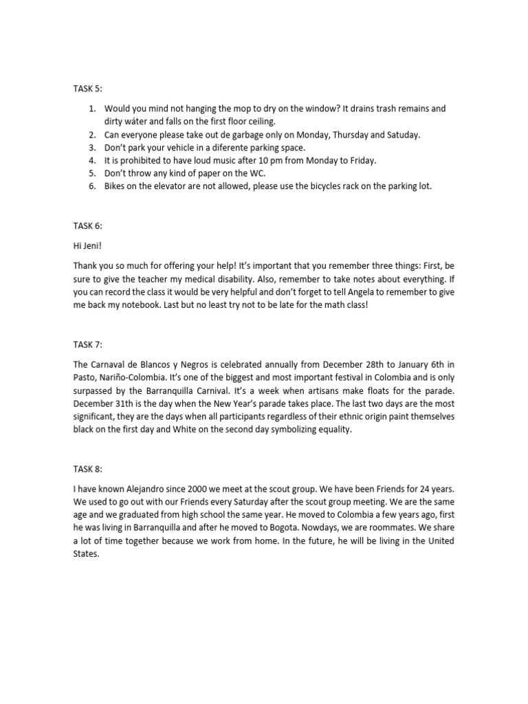 Portafolio A2 Task 5 To 8 | PDF | Art