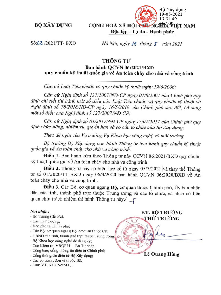 QCVN 06-2021-BXD | PDF