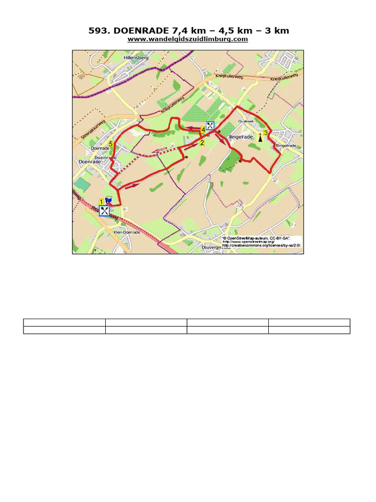 Doenrade Route 593 | PDF