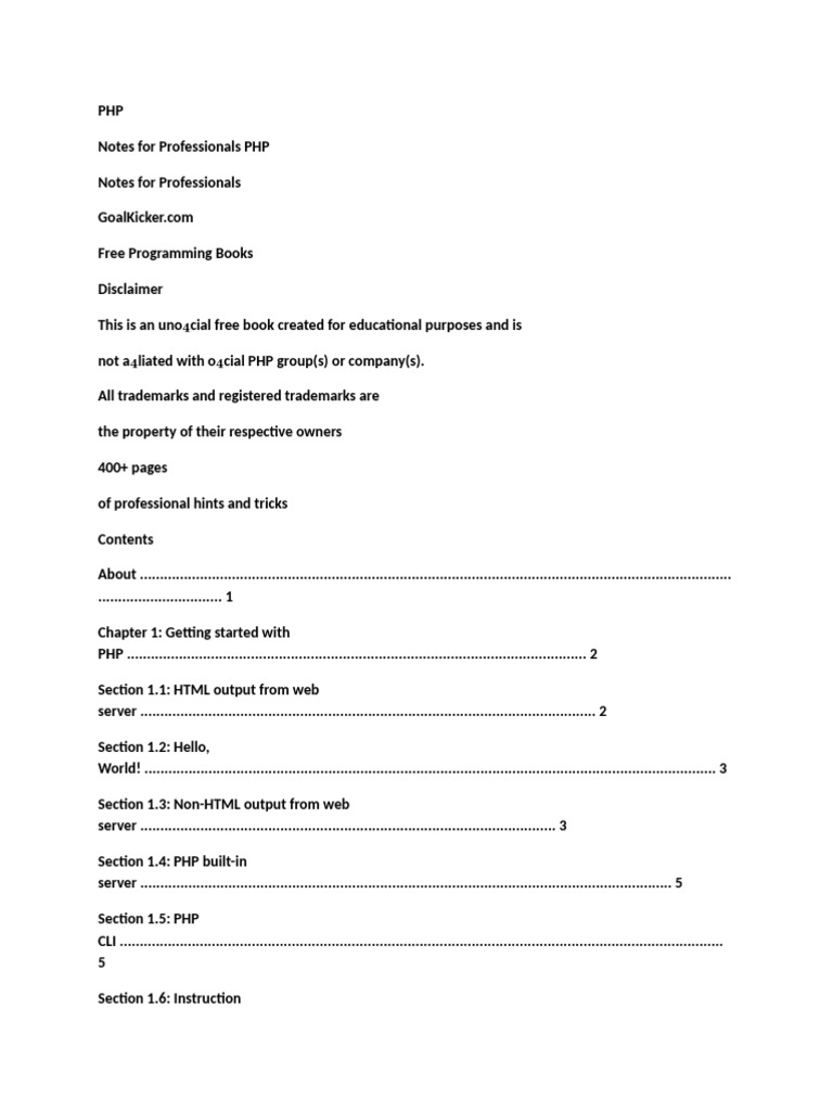 PHP Professionanal | PDF | Php | Class (Computer Programming)