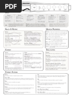 Nimble Character Sheet | PDF | Role Playing Games | Role Playing Video ...