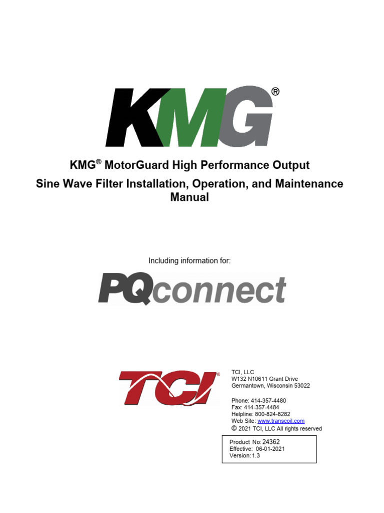 KMG Manual | PDF | Electrical Engineering | Manufactured Goods