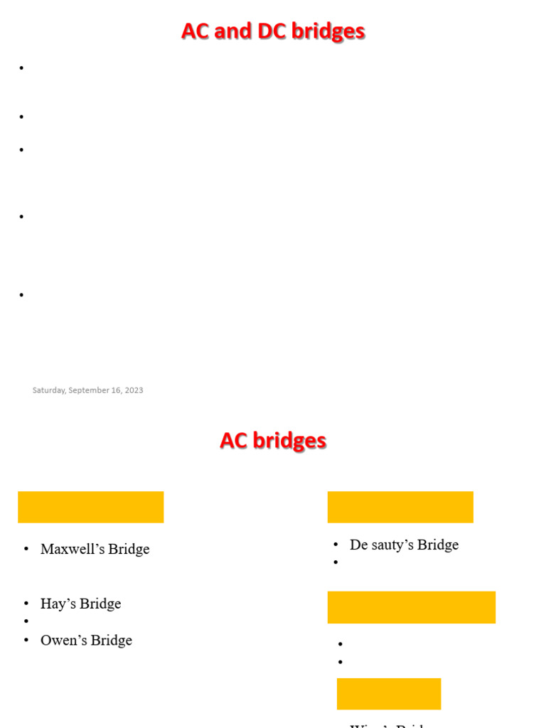 13 - DC Bridges (Wheatstone Bridge) | PDF | Electrical Resistance And Conductance | Electrical ...