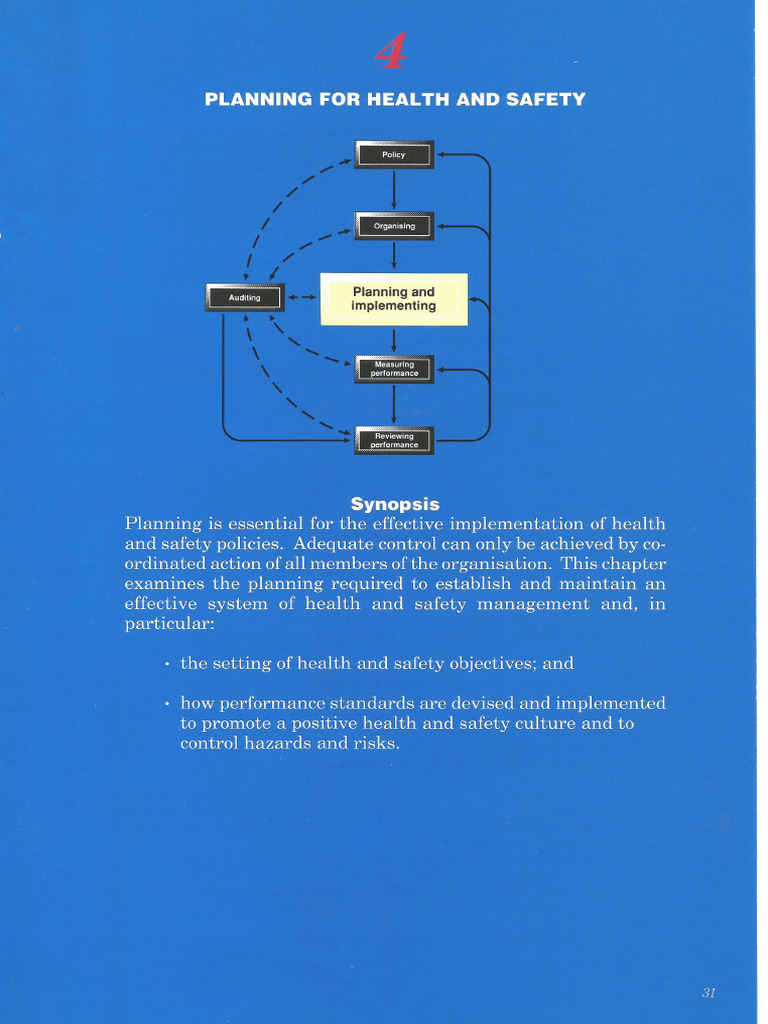 HSG 65 First Edition Part 4 Planning | PDF