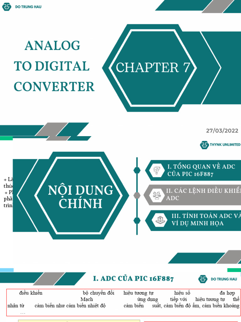 Chapter 7 Analog To Digital Converter | PDF