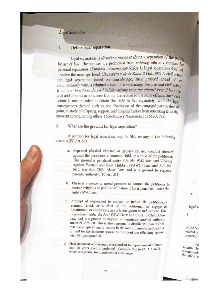 Legal Separation | PDF