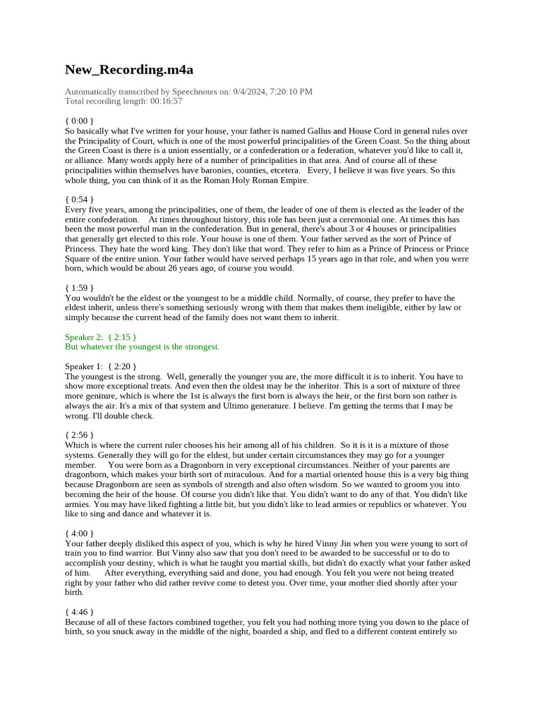New Recording.m4a Transcript | PDF