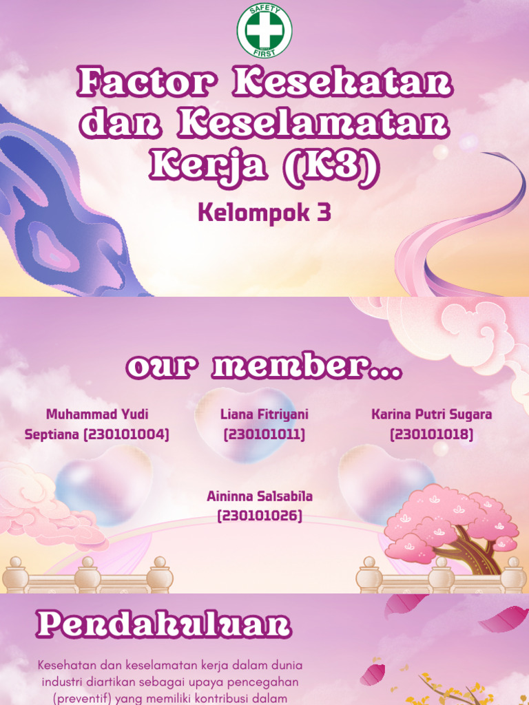 Factor Kesehatan Dan Keselamatan Kerja (K3) | PDF | Karier & Perkembangan