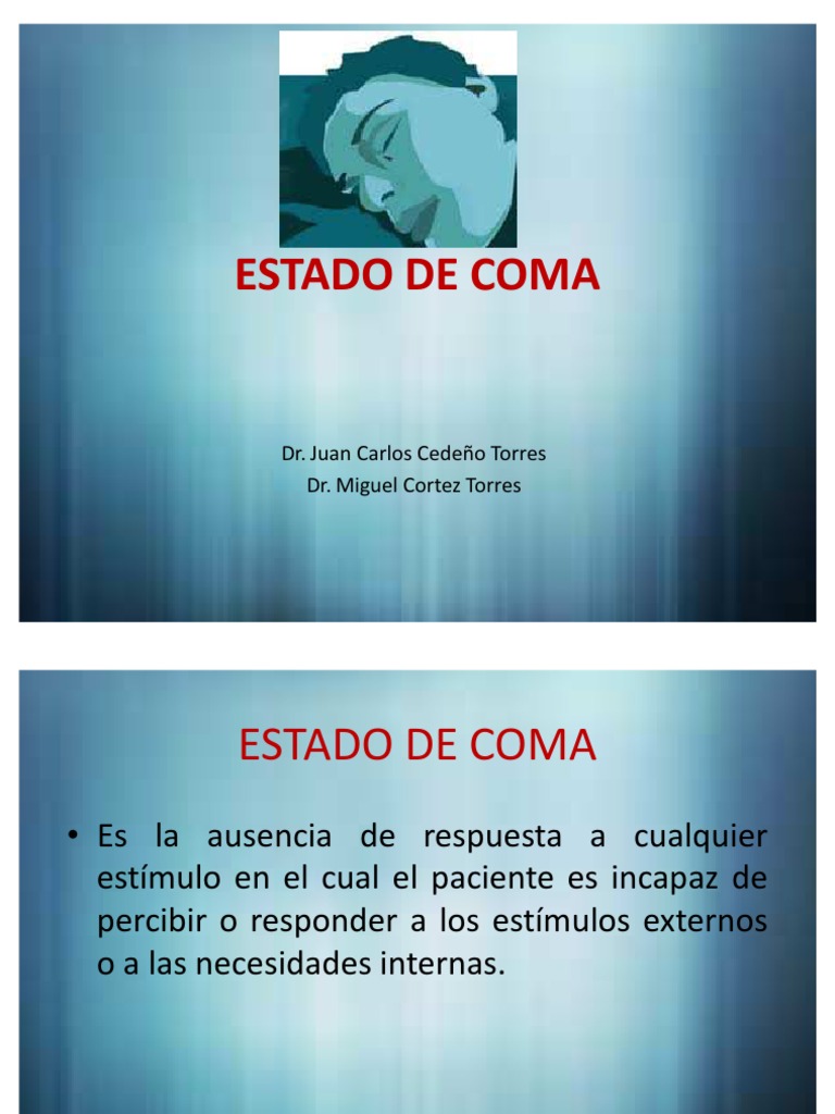 Estado de Coma | PDF | Coma | Cerebro