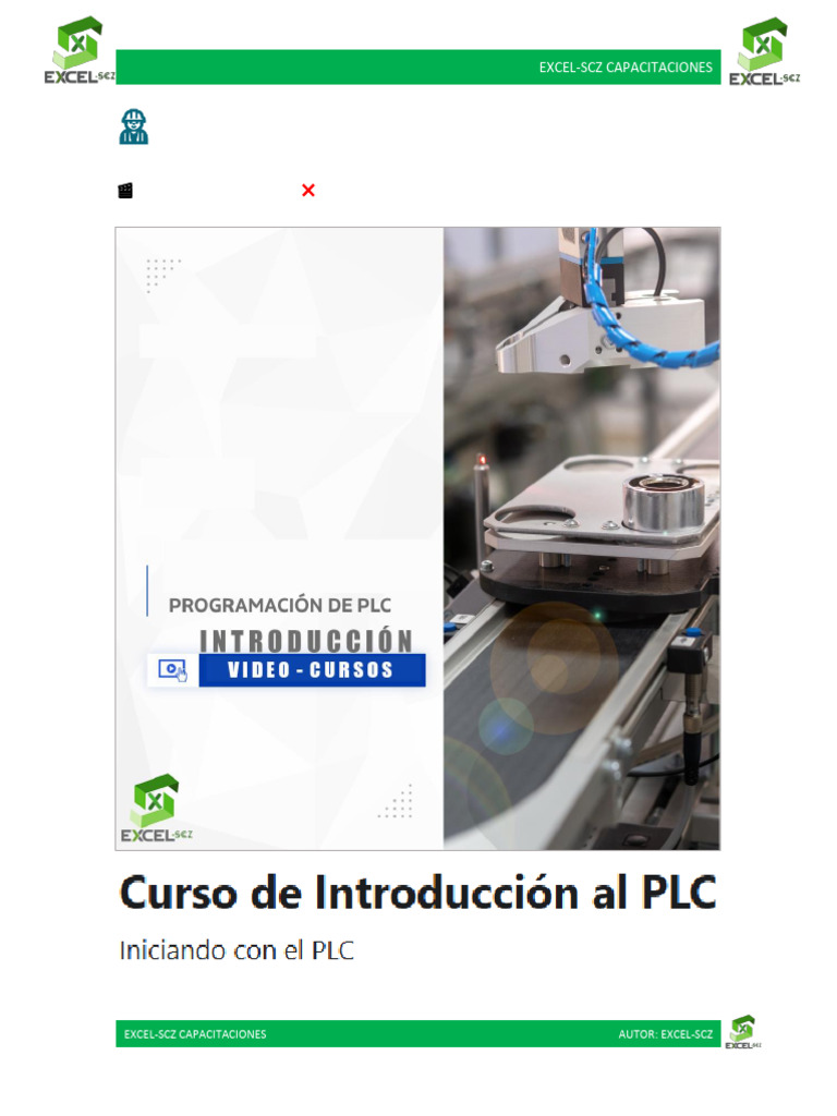 01 (6 Cursos) PLC | PDF | Controlador lógico programable | Sector ...