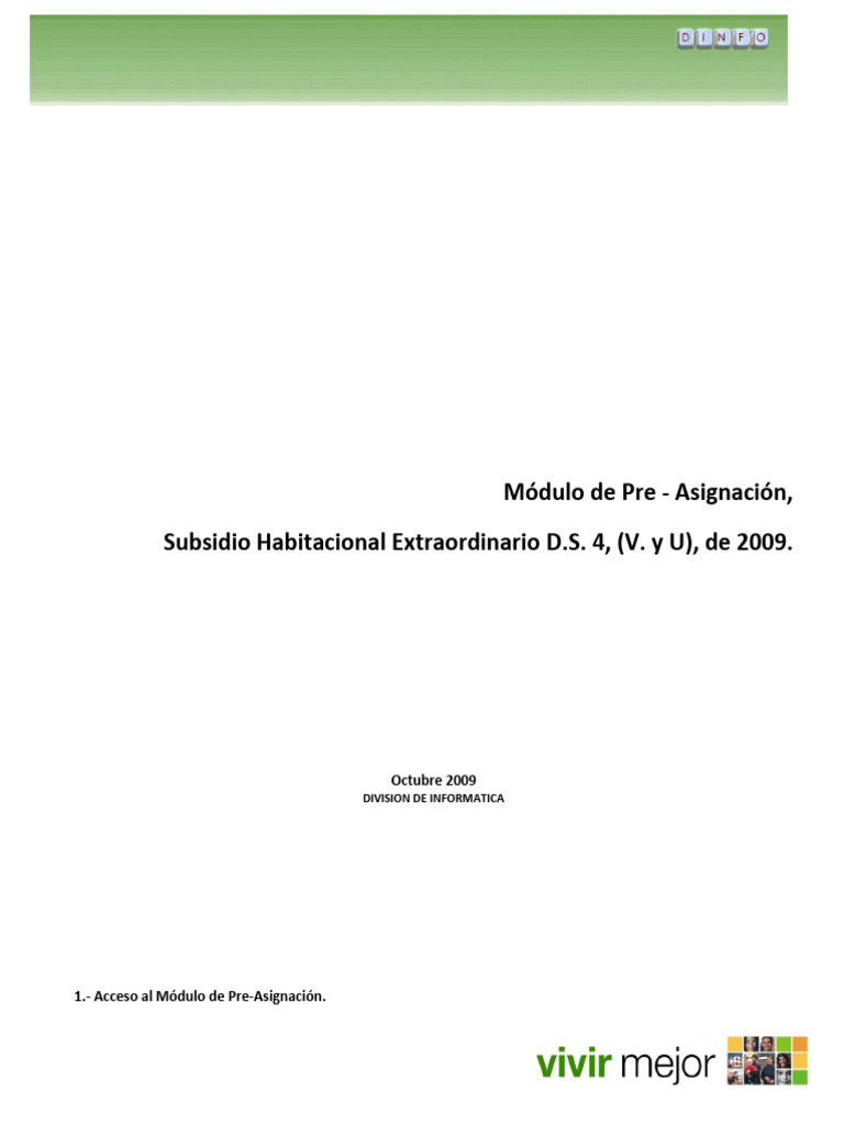 Instructivo Módulo Preasignación RUKAN | PDF