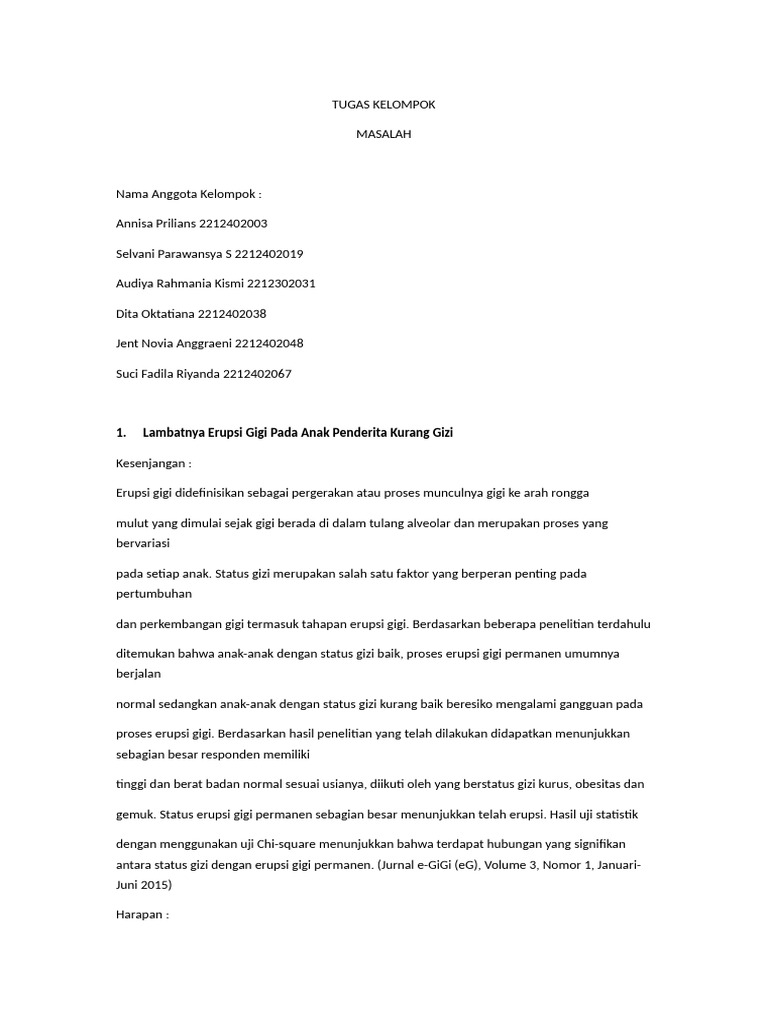 Tugas Kelompok Metlit | PDF